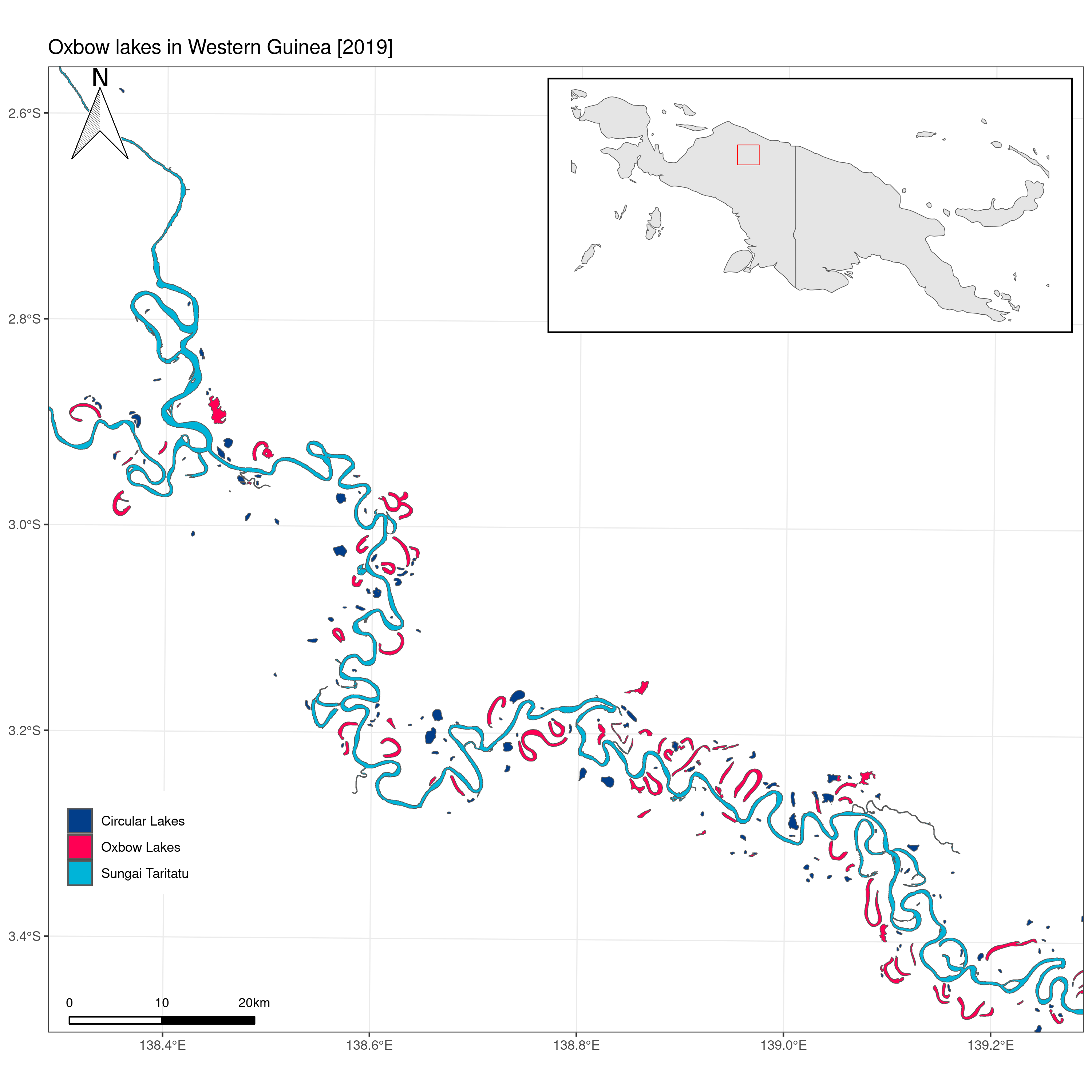 Identifying oxbow lakes from satellite data | Joost van Dalen